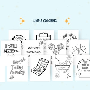 Scrub & Scribbles Coloring |nurses Week| Medical Coloring Book| Adult ...