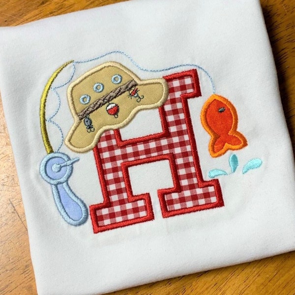 Embroidered Fishing Shirt - Etsy
