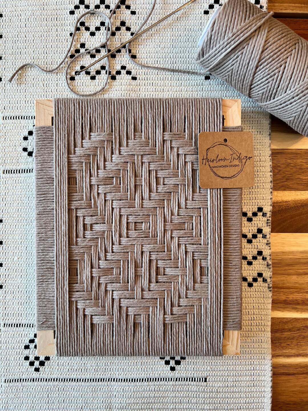 Macrame Woven Frame Wall Hanging - Etsy