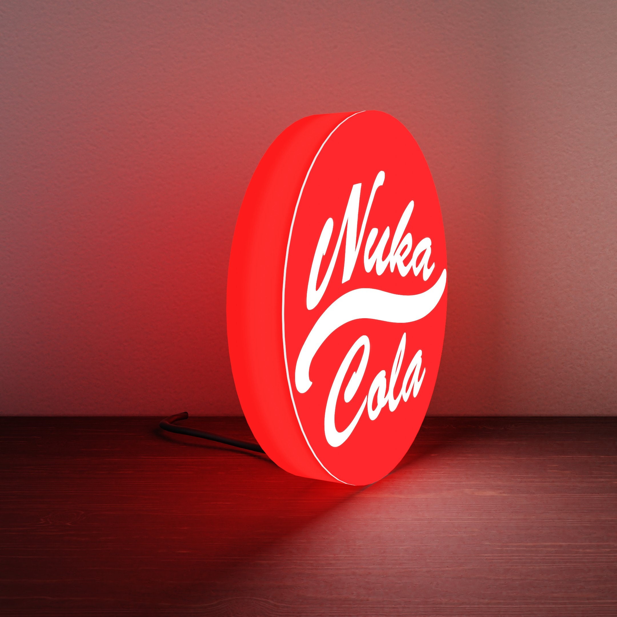 Fallout Nuka Cola LED Lamp - Night Lamp, Made by 3D Printer, Table Top ...