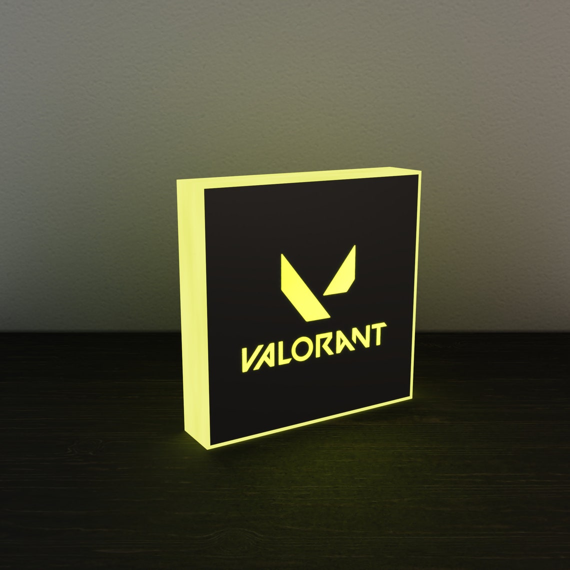 Valorant LED Lamp Night Lamp Made by 3D Printer - Etsy