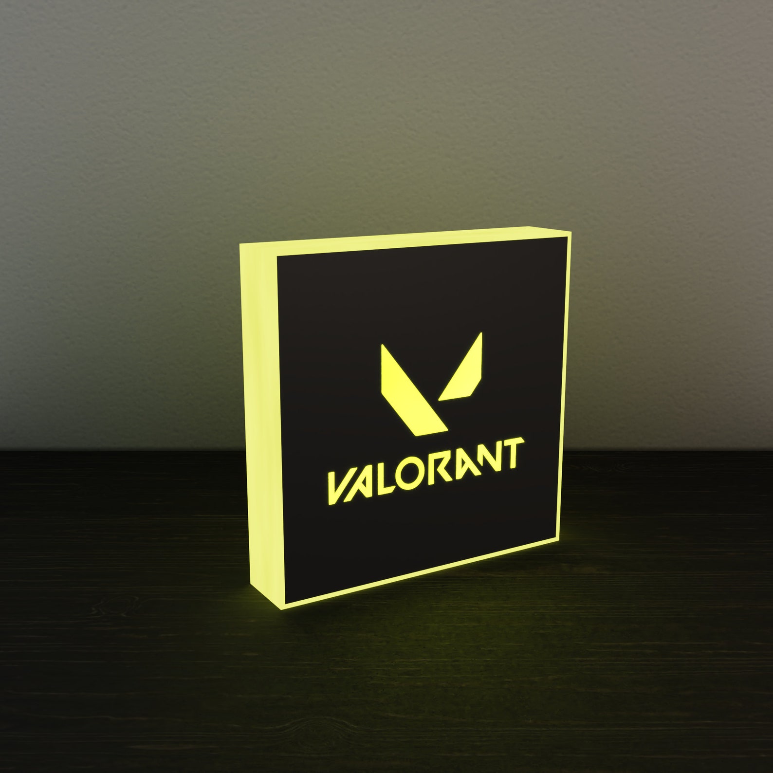 Valorant LED Lamp- Night Lamp, Made by 3D Printer, Rgb(changeable Color ...