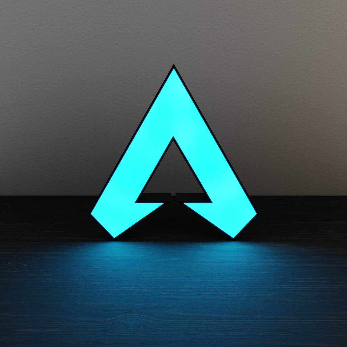 Apex Legends Logo Night Lamp - Made by 3D Printer, Rgb(changeable Color ...