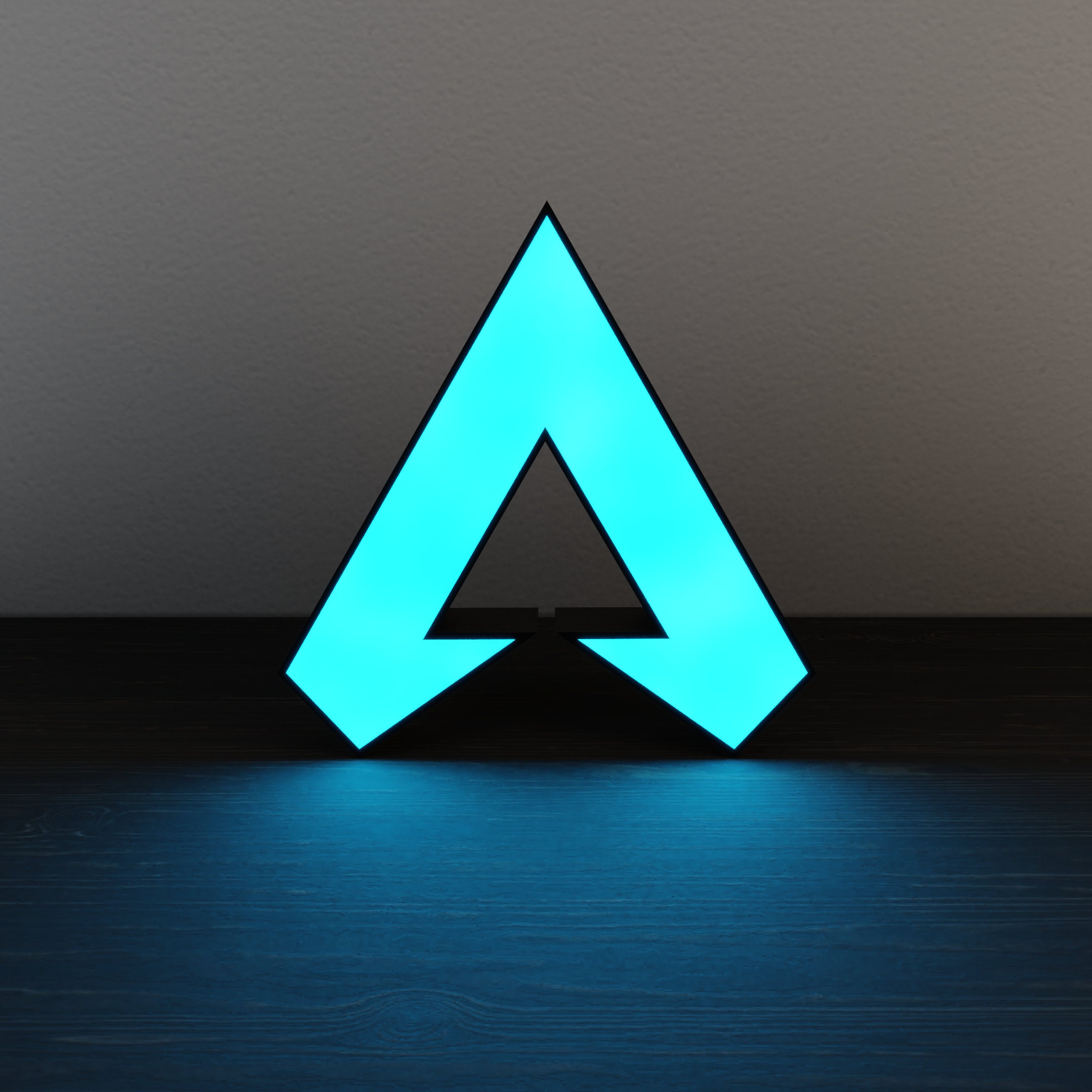 Apex Legends Logo Night Lamp - Made by 3D Printer, Rgb(changeable Color ...