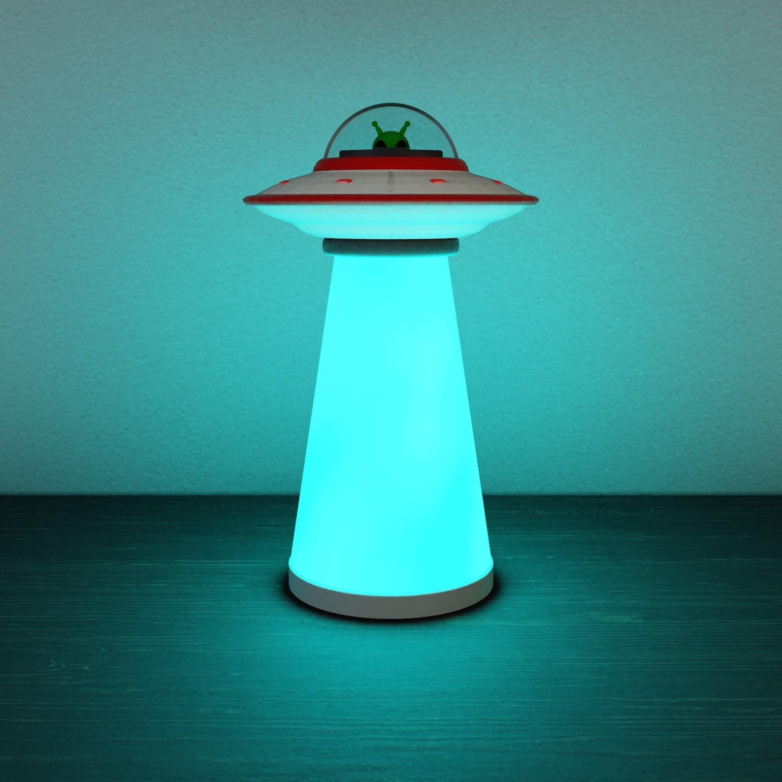 UFO LED Lamp Night Lamp Made by 3D Printer Rgbchangeable - Etsy