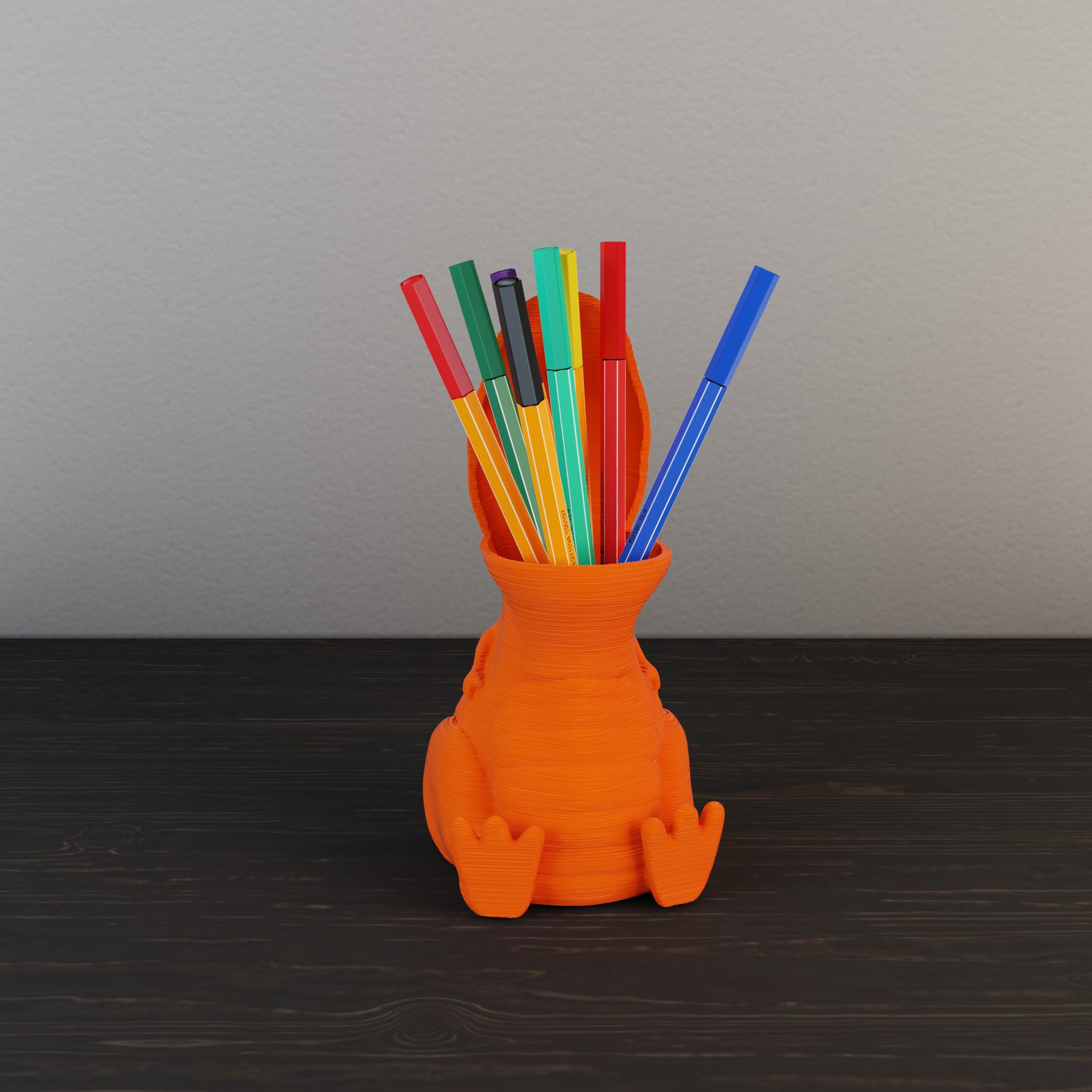 T-rex Dino Pen Holder - Etsy