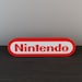 Nintendo Logo LED Lamp Night Lamp Made by 3D Printer Table - Etsy