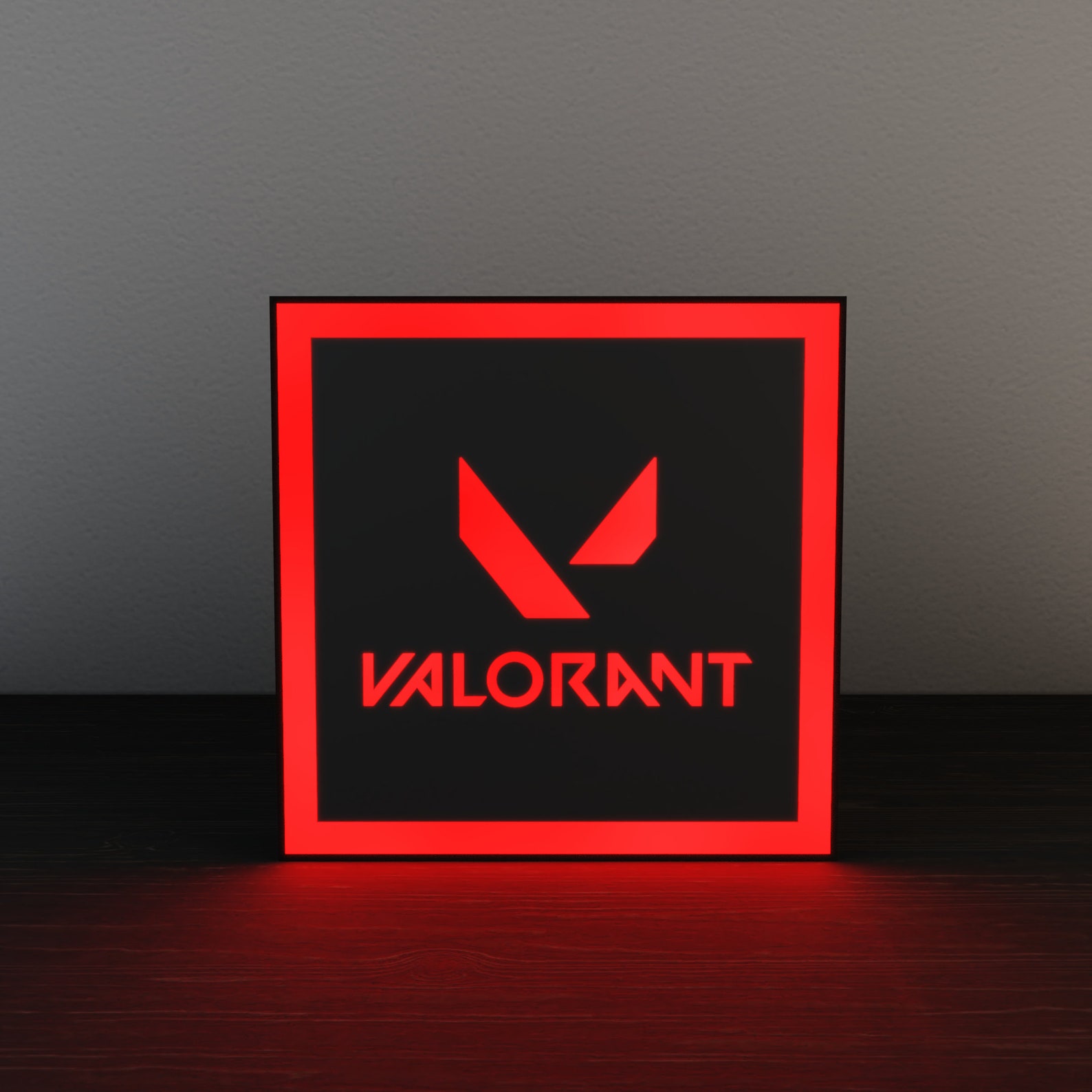 Valorant LED Lamp- Night Lamp, Made by 3D Printer, Rgb(changeable Color ...