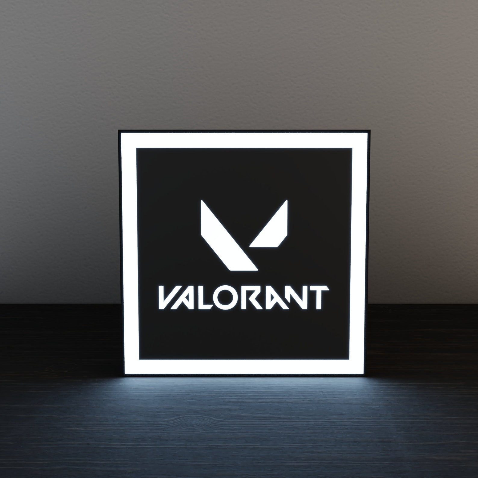 Valorant LED Lamp- Night Lamp, Made by 3D Printer, Rgb(changeable Color ...