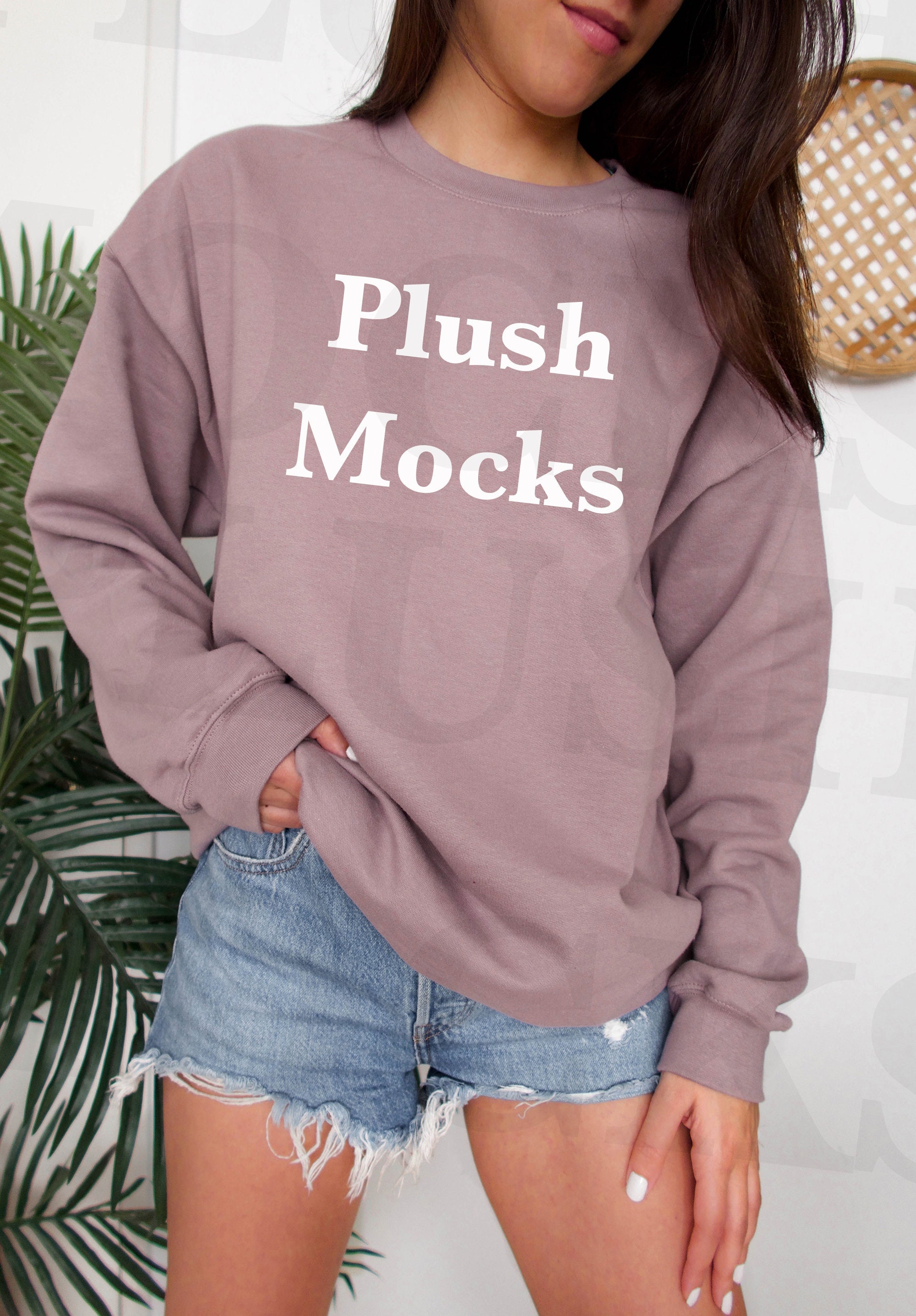 Gildan SF000 Mockup Gildan Paragon Sweatshirt Mockup Sweatshirt Model ...