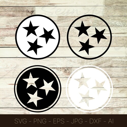 Tristar Svg SVG Cricut Instant Download Ai Dxf Eps Png - Etsy