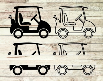 Golf Cart Dxf - Etsy