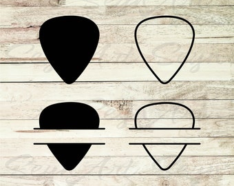 Guitar Pick Dxf - Etsy