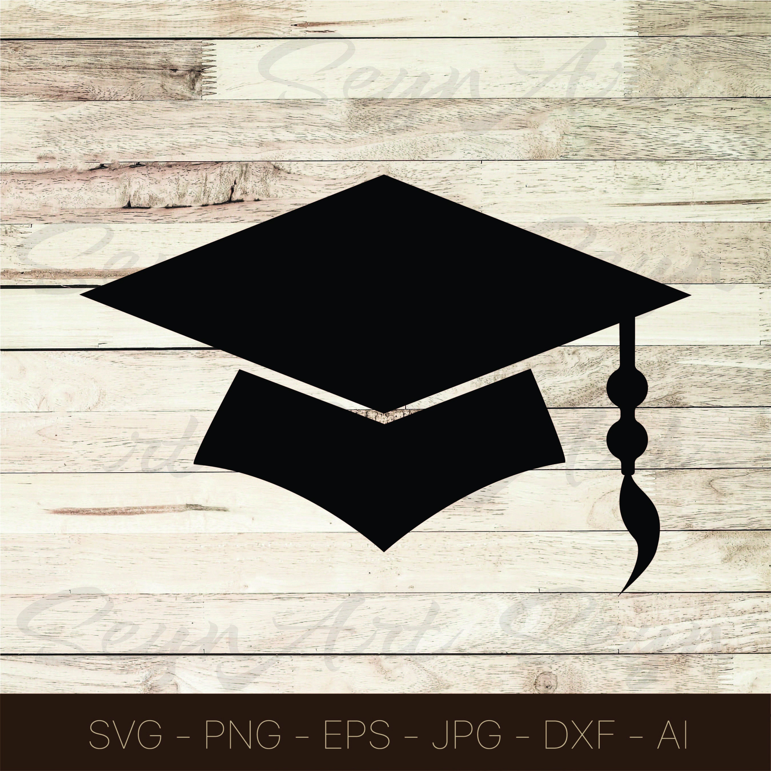 Graduation Cap SVG Grad Cap Svg Artclipart Cricut - Etsy