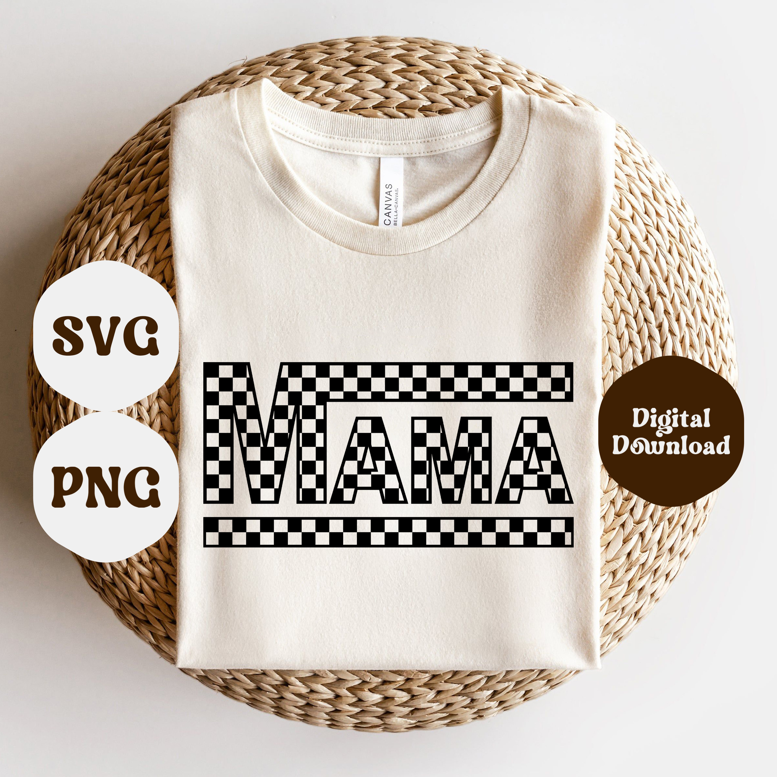 Checkered Mama SVG PNG, Mother's Day SVG Png, Mama Svg Png, Racing ...