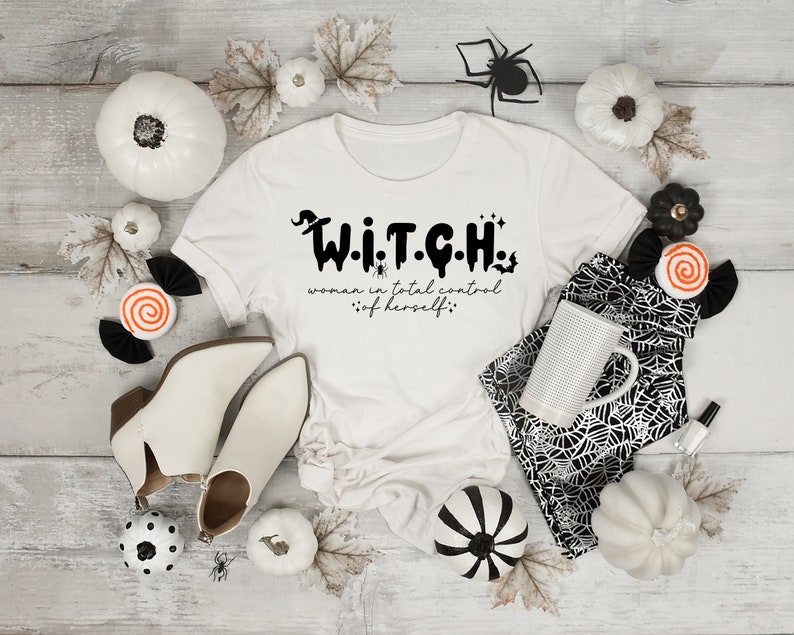 WITCH Woman in Total Control of Herself PNG SVG Feminism Svg Halloween ...