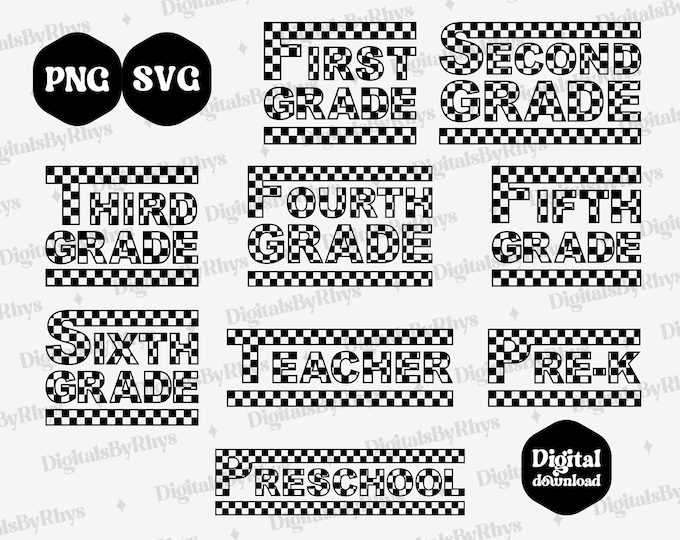 Checkered Family SVG PNG Bundle, Checkered Bundle, Mama Checkered SVG ...