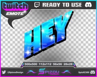Twitch Emote Hey - Etsy