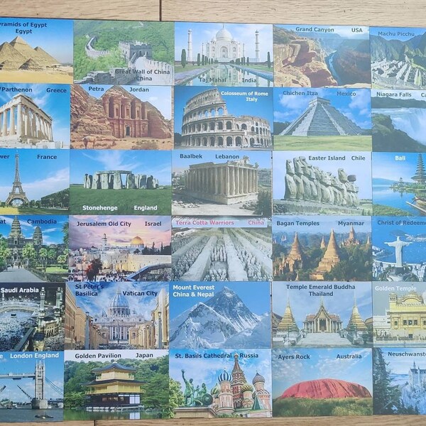 Wonders of the World - Etsy