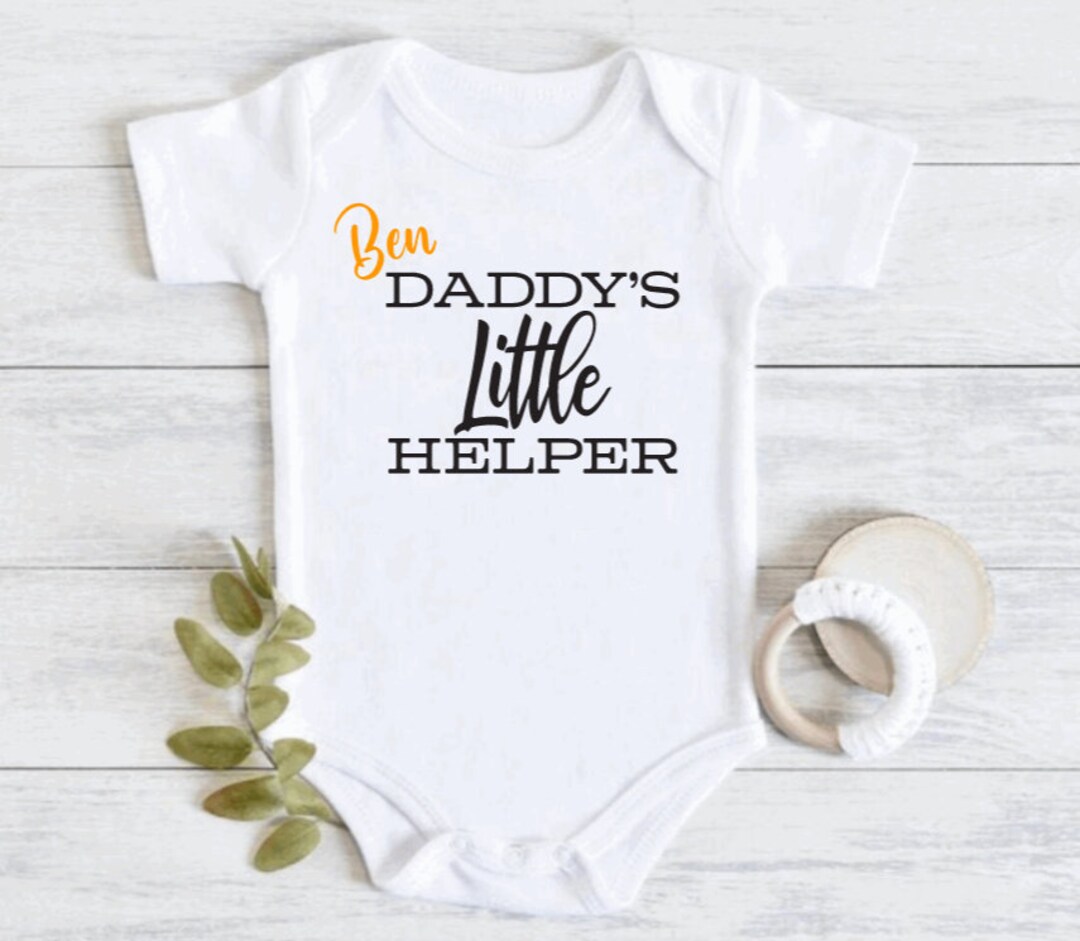 Daddy's Little Helper, Baby Boy Shirt, Baby Shower Gift, Birthday Gift ...
