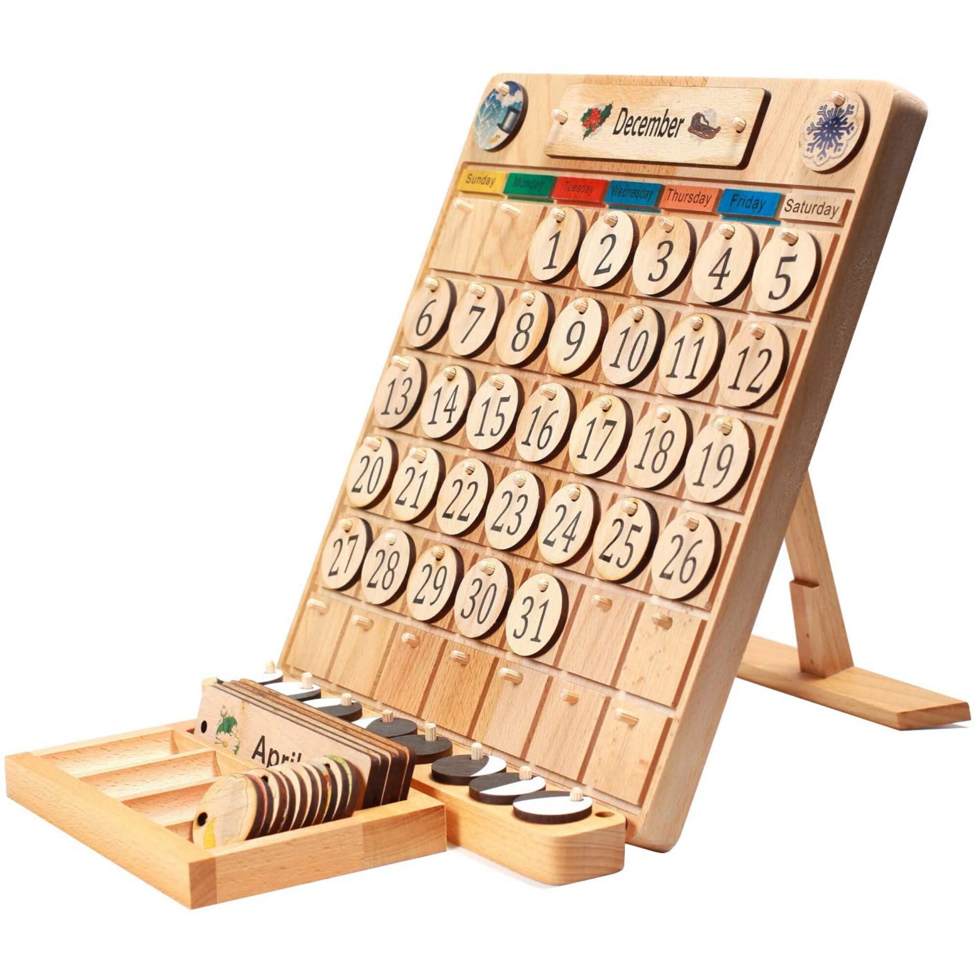 Paper & Party Supplies Calendars & Planners Home Calendar Ecowood ...