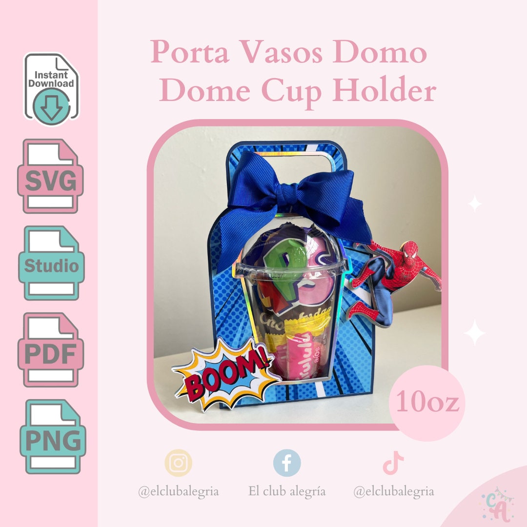 10 OZ Porta Vasos Domo/ Dome Cup Holder 10 Oz/ SVG for Cutting Machine ...