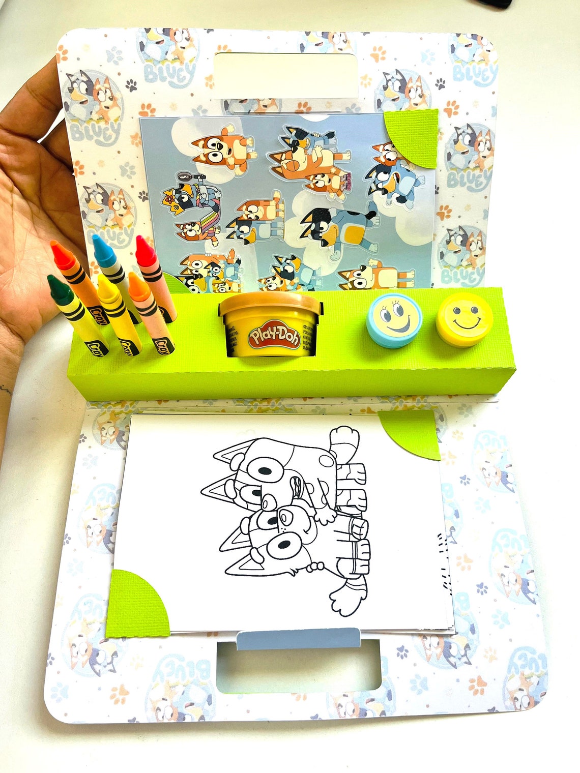 Activities Suitcase Box Template, Coloring Sheets, Seals and Playdoh ...