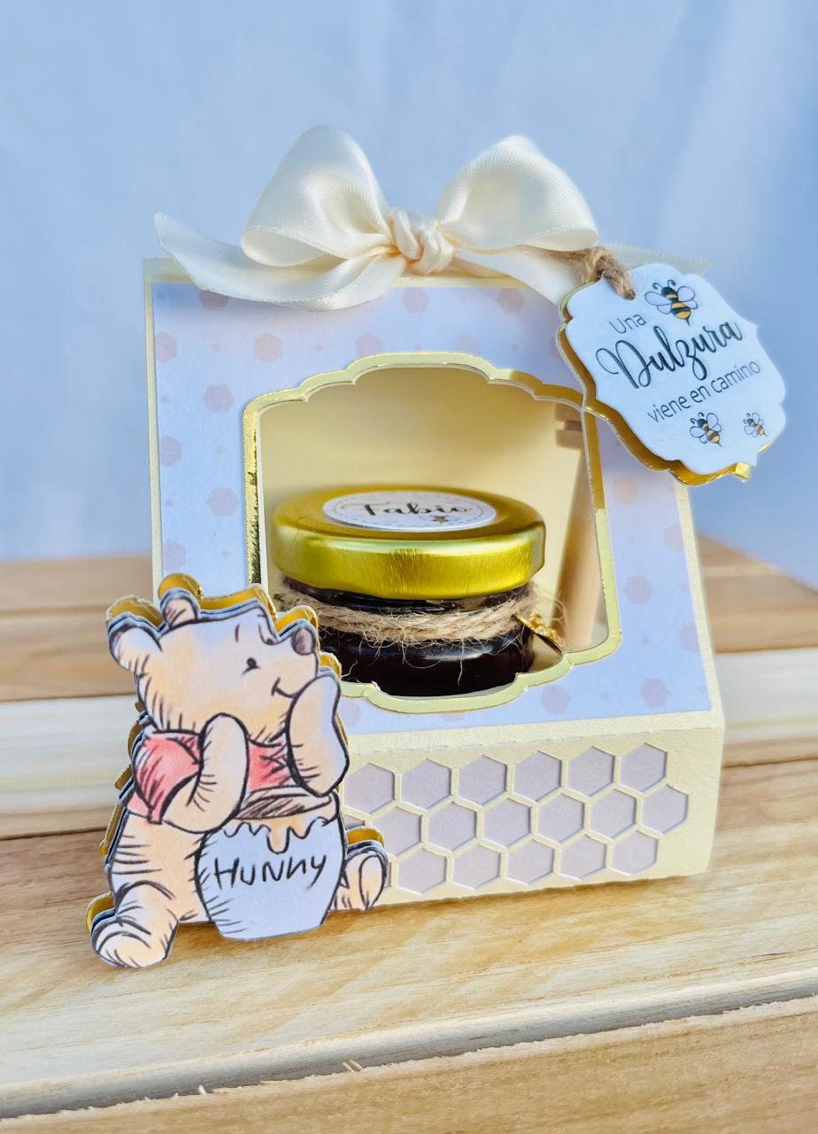 Honey Jar Box SVG/ Box for Honey Jar/ Bees Baby Shower Favor Box - Etsy