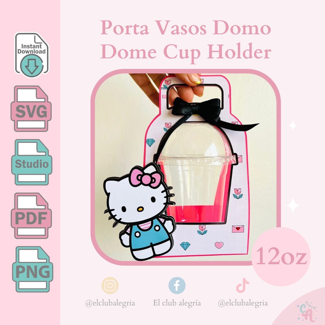 12 OZ Dome Cup Holder / Porta vasos Domo / Vaso Cupula / dome glass ...