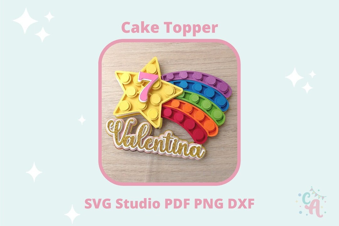 Cake Topper Pop It - Etsy