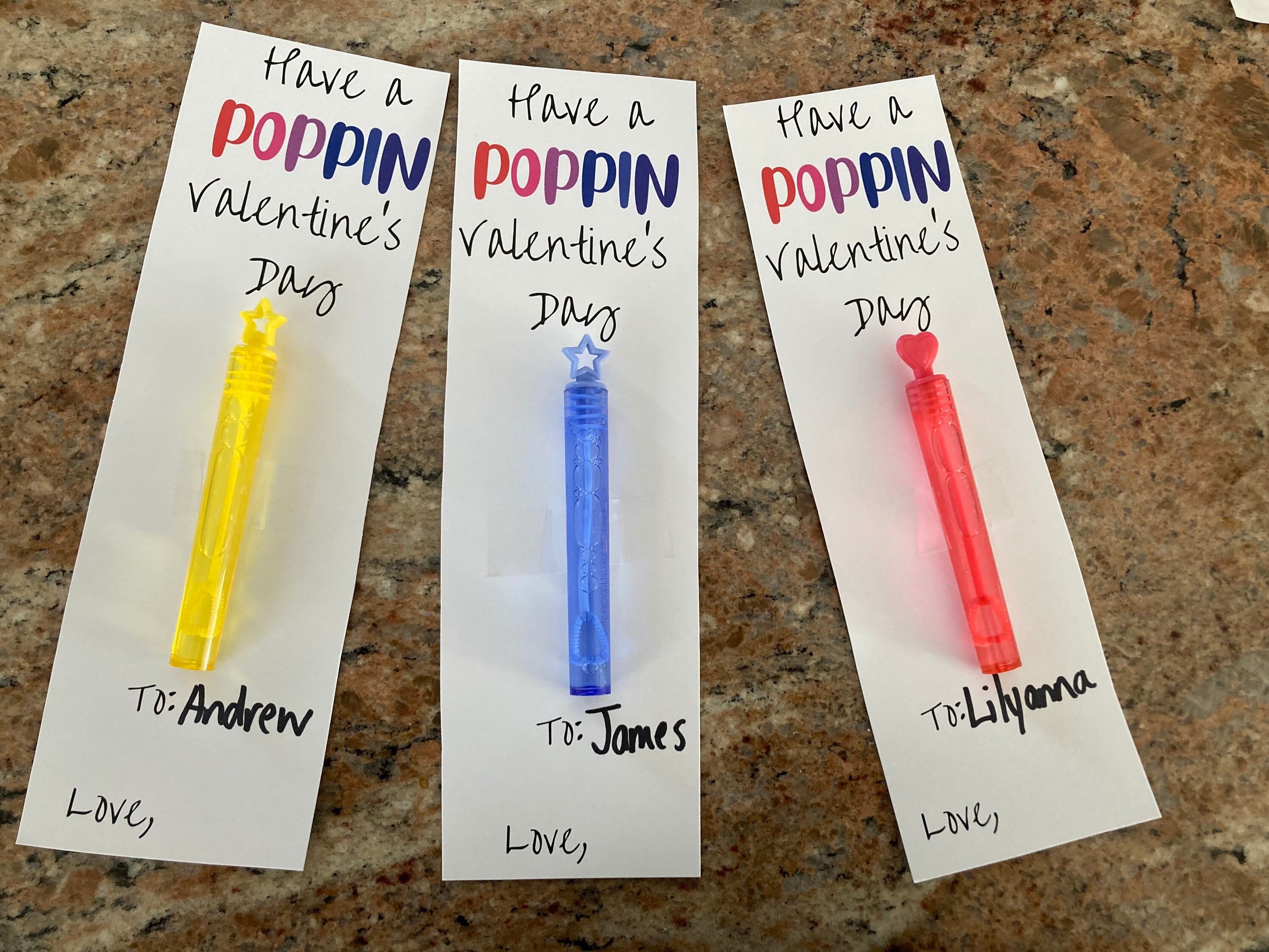 Have a POPPIN Valentine's Day / Bubble Valentine / Kids Valentine ...