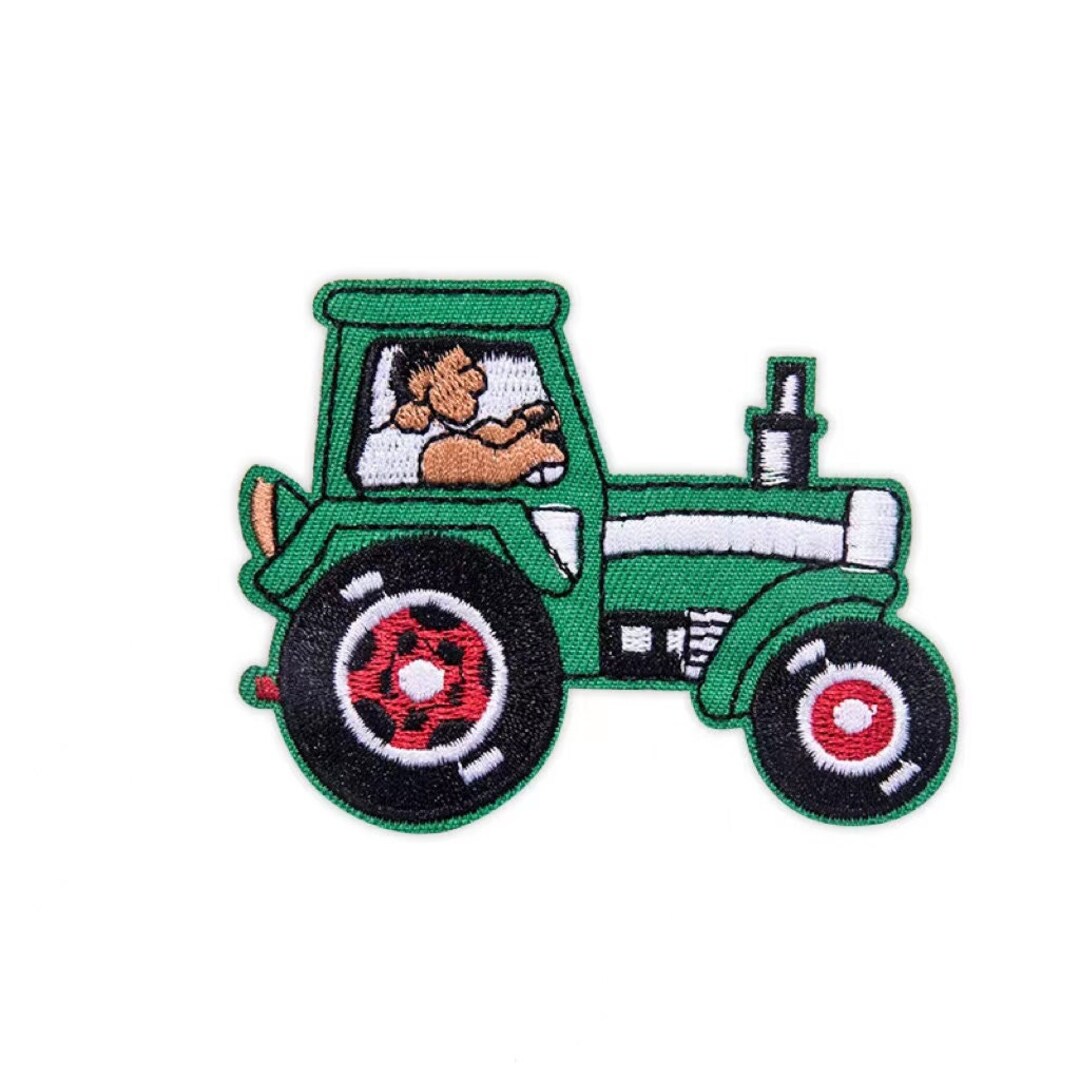 Tractor Patch- Embroidered Patch- Sew On- Iron On- Car Patch- Craft ...
