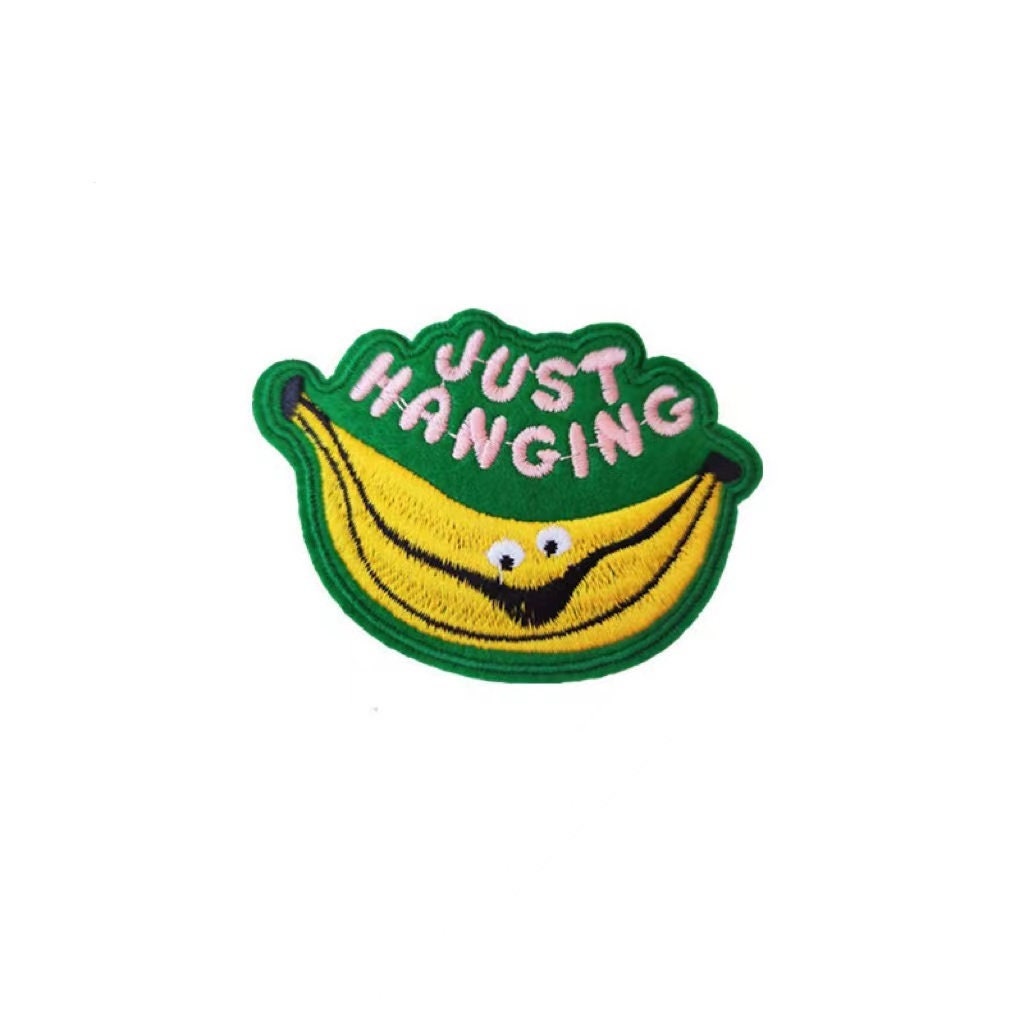 Banana Embroidered Patch – Funny Craft, Iron On/sew On - Etsy