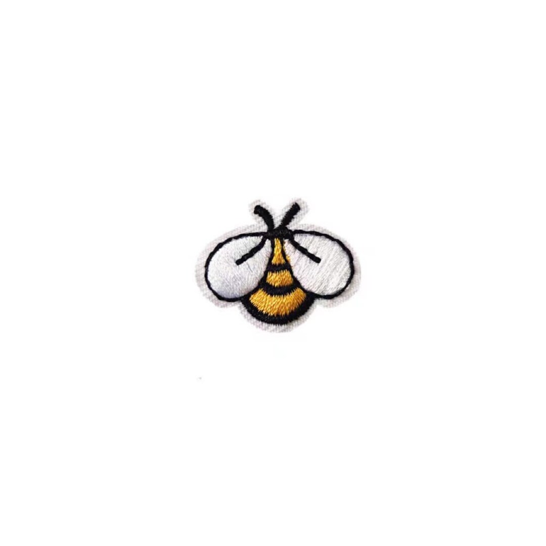 Bee Patch- Yellow Bumblebee- Cute Bee Embroidered Patch- Sew On- Iron ...