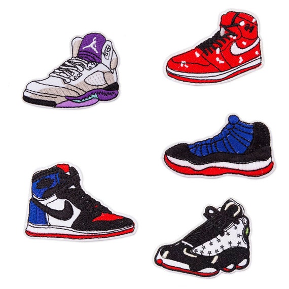 Embroidered Patch Shoe Sneaker Patch Iron on Patch Sew on - Etsy