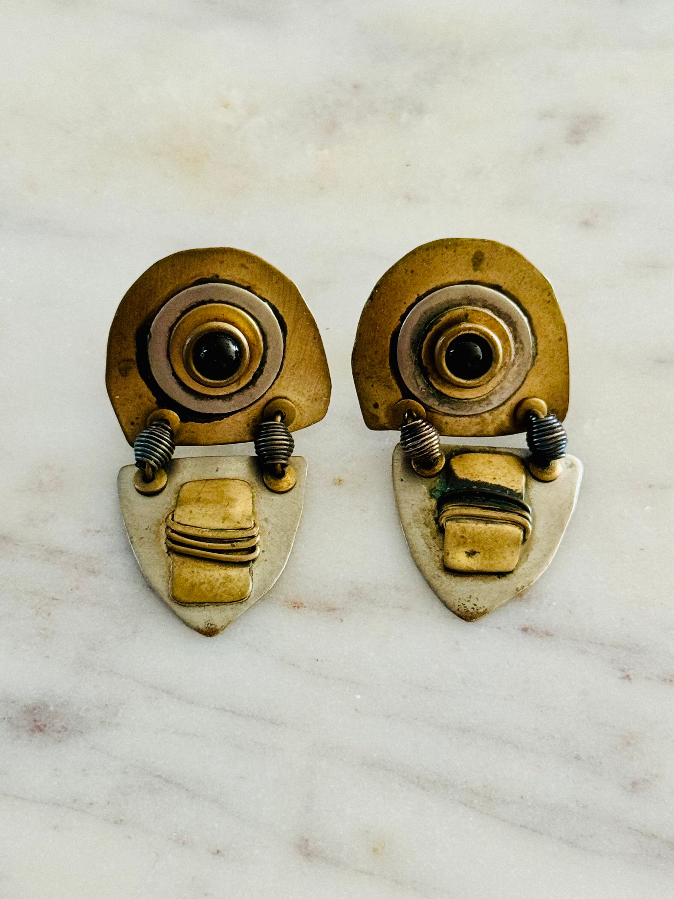 Vintage Abstract Statement Earrings Set of 5 Abstract Earrings for ...