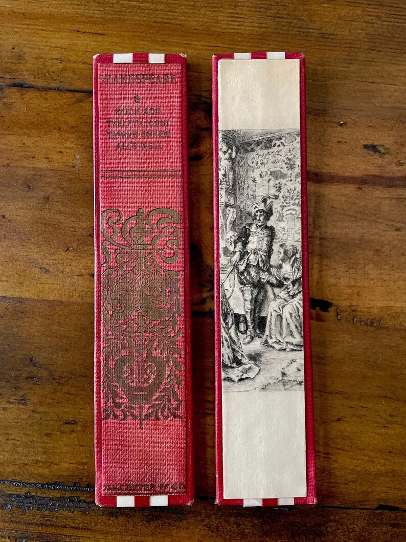 Shakespeare Upcycled Bookmarks Salvaged Book Spines Upcycled Books ...