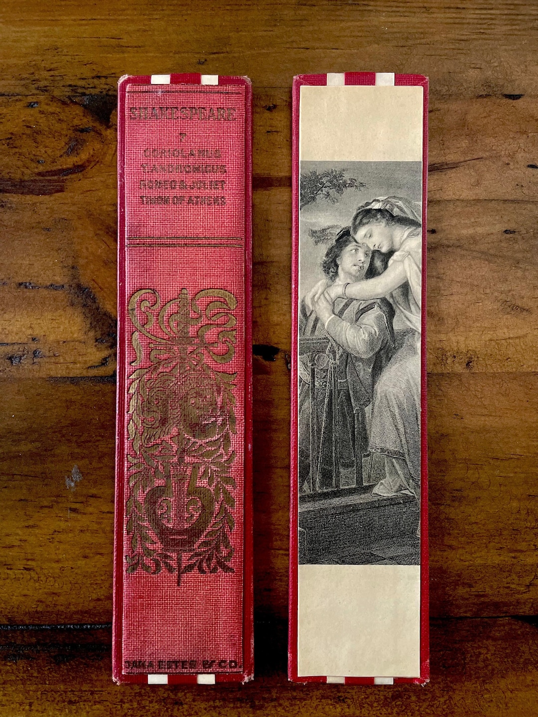 Shakespeare Upcycled Bookmarks Salvaged Book Spines Upcycled Books ...