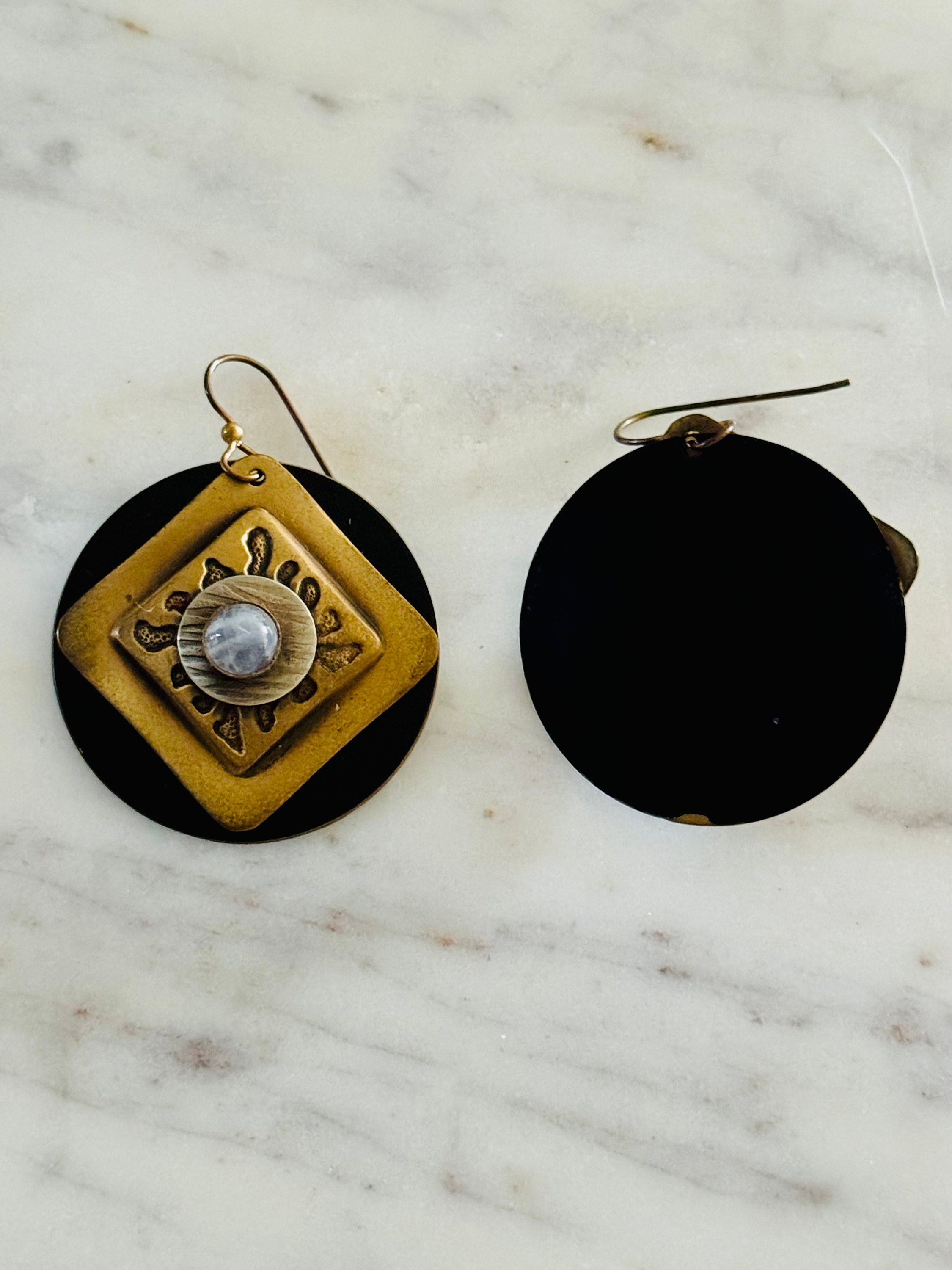 Vintage Abstract Statement Earrings Set of 5 Abstract Earrings for ...