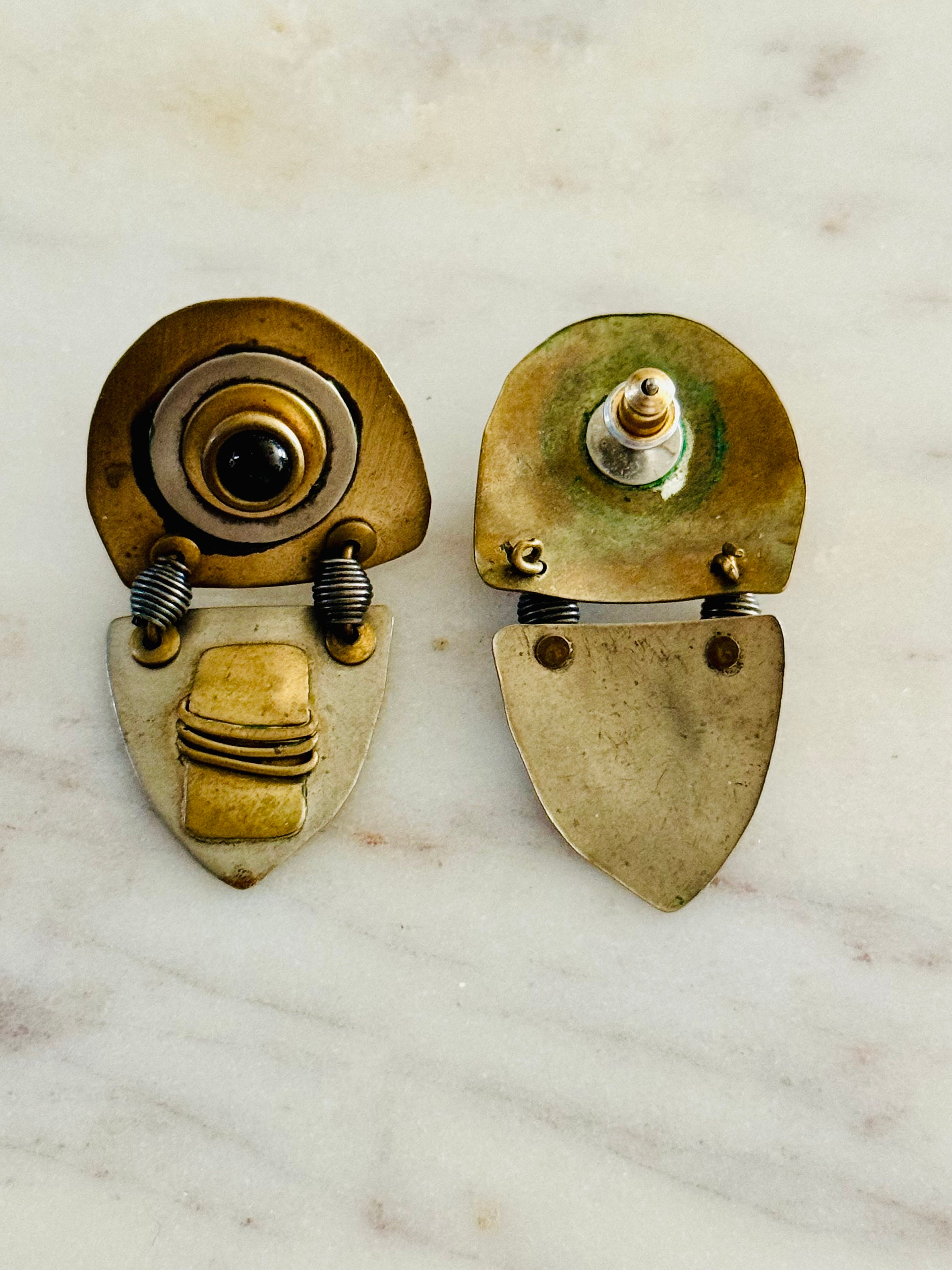 Vintage Abstract Statement Earrings Set of 5 Abstract Earrings for ...