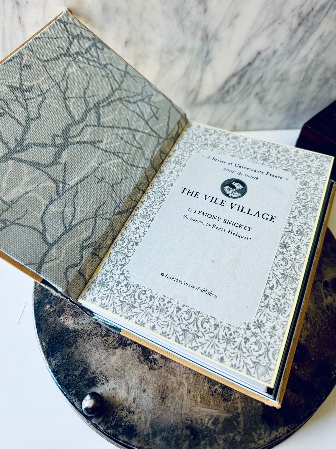 Lemony Snicket Upcycled Notebook: Handbound "vile Village" Journal - Etsy