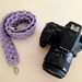 Lilac Macrame Camera Strap,handmade Accessories,camera Holder,bohemian ...