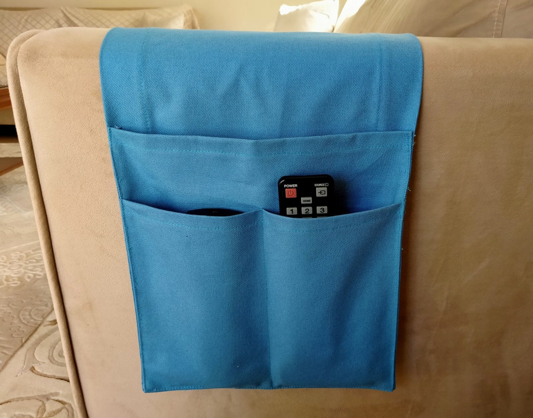 Armrest Organizer,canvas Fabric Remote Control Holder,storage Basket ...