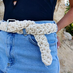Ivory Macrame Small Belt Bag, Macrame Purse ,macrame Wallet , Summer ...