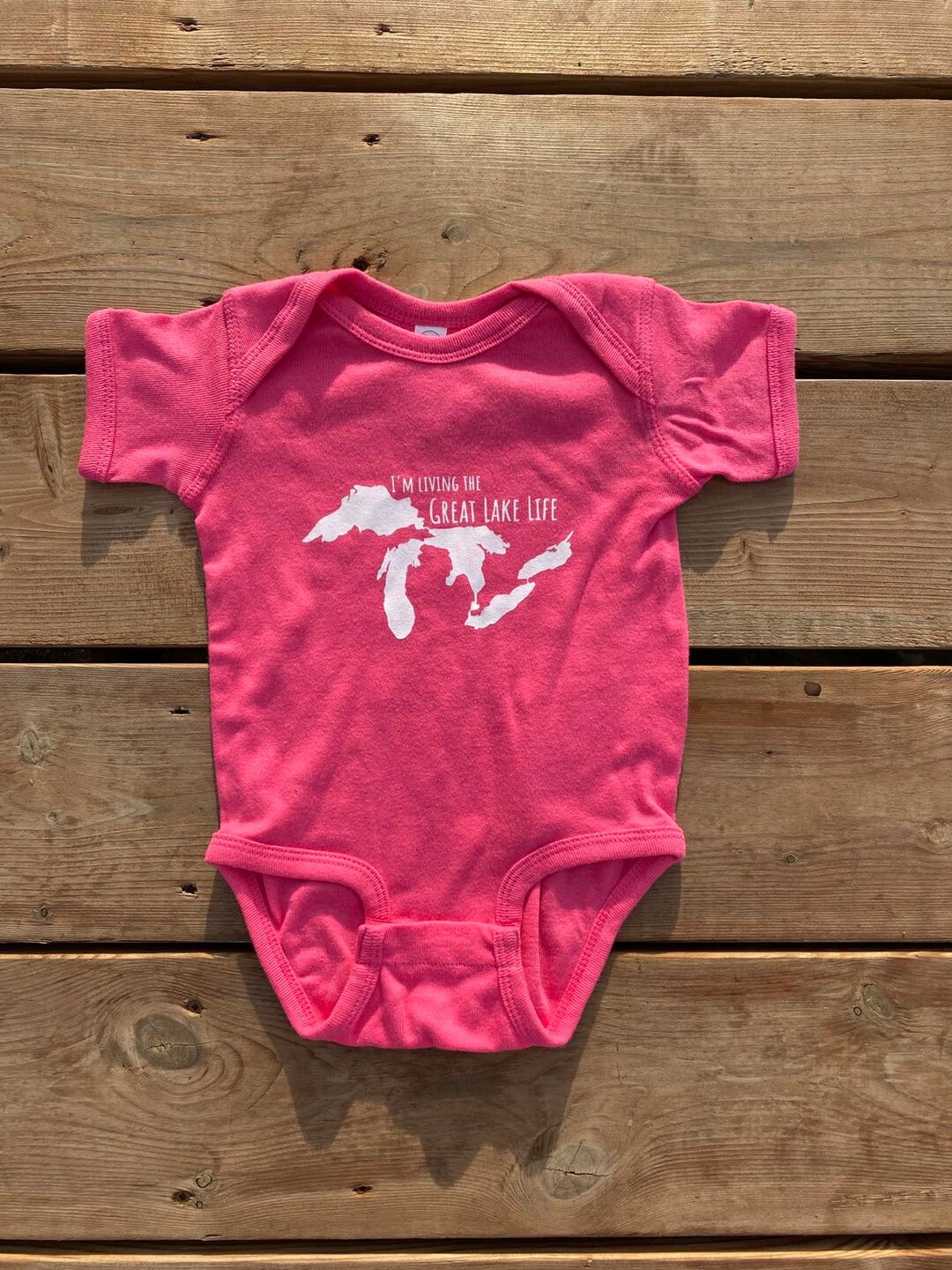 I'm Living the Great Lake Life Onesies | Baby Onesie | Baby Clothes ...