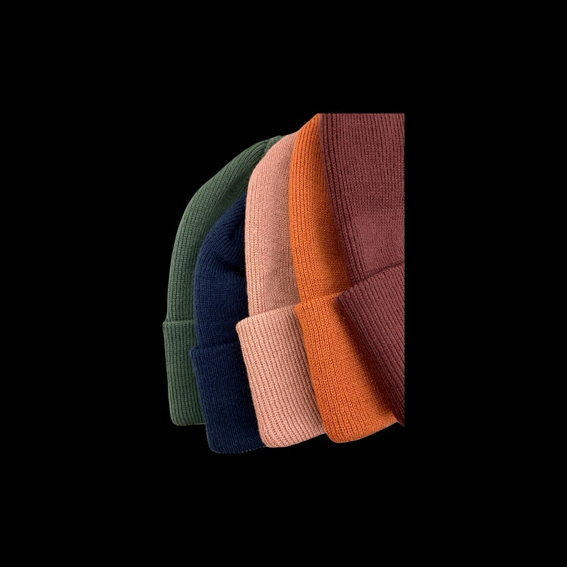 Toque With Leather Patch Great Lake Life Great Lakes - Etsy