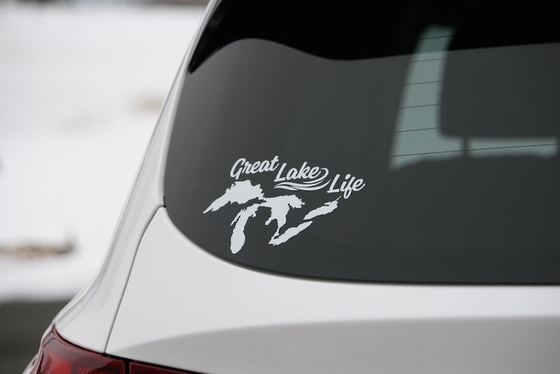Great Lake Life Car Decals | Great Lake Life | Indoor or Outdoor | Lake ...