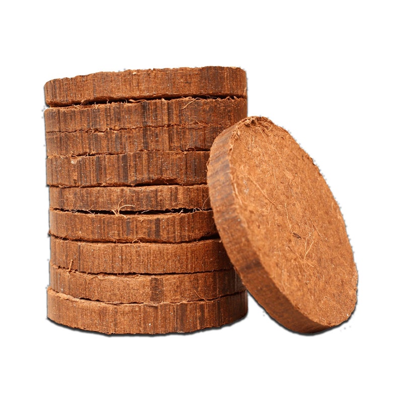 Plantonix Coco Bliss Coco Coir/ Pith Soil Medium Discs - 50 Pack - Etsy