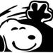Snoopy Peeking Car Decal, Black Vinyl Sticker, 8 X 3 Inches - Etsy