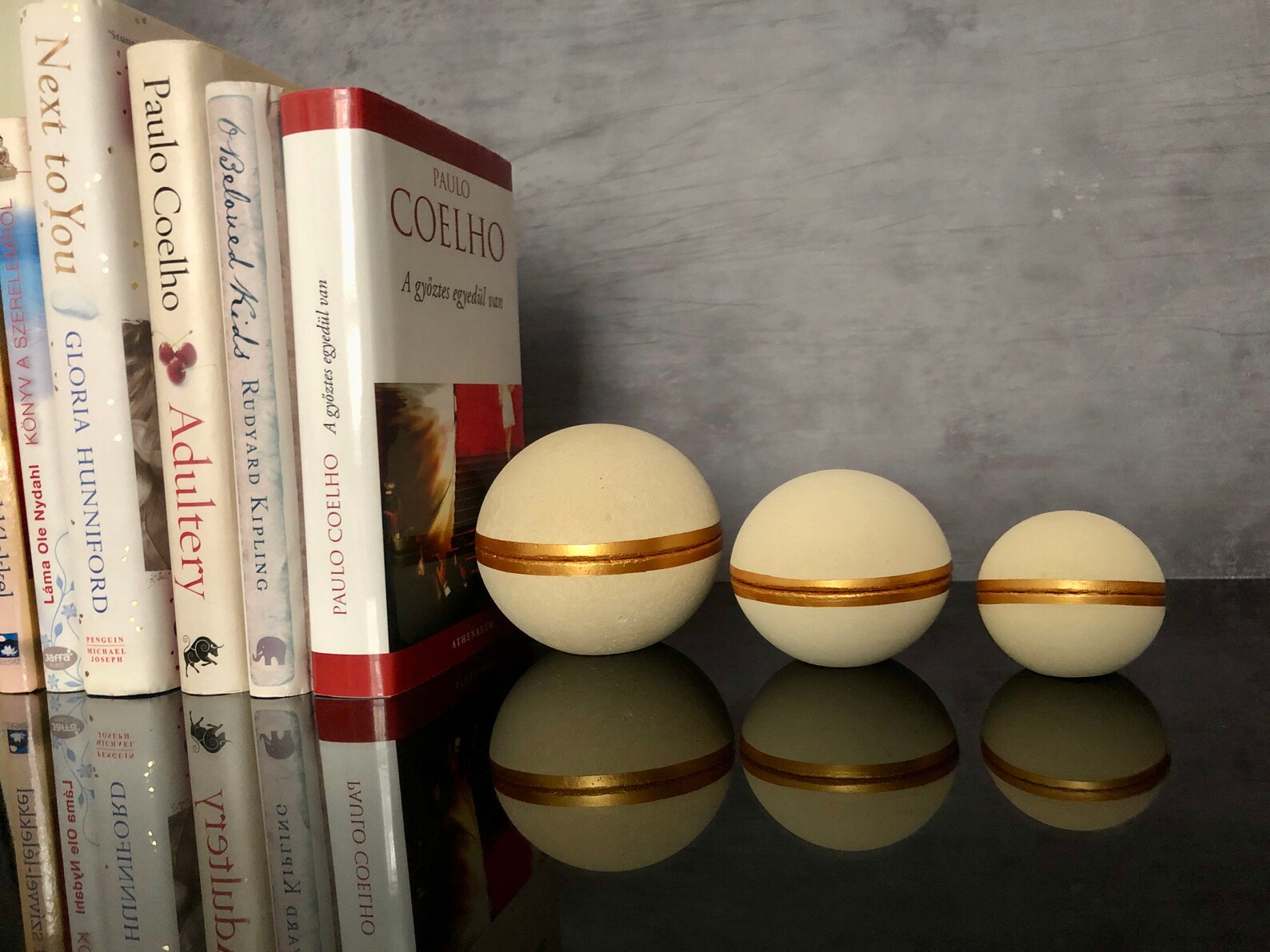 Handmade Concrete Bookend/ornament Balls (set of 3) - Etsy
